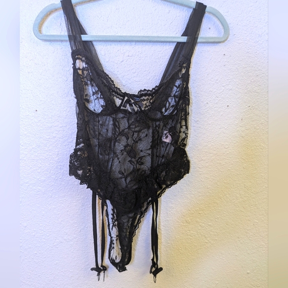 Midnight Hour | Intimates & Sleepwear | Vintage Sheer Lace Teddy | Poshmark